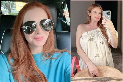 Lindsay Lohan Shows Off Her Postpartum Body While Giving The Perfect