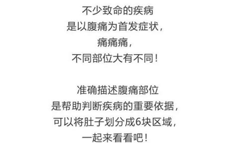 肚子疼是什么病？看这个腹部地图，对照就知道！澎湃号·政务澎湃新闻 The Paper