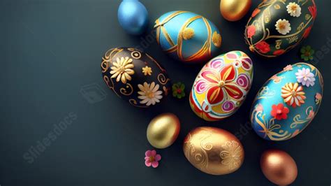 Beautiful Easter Egg Powerpoint Background For Free Download Slidesdocs