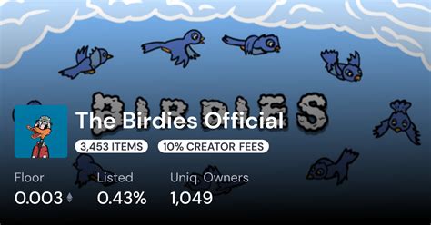 00008 Ξ The Birdies Official Collection Opensea Pro