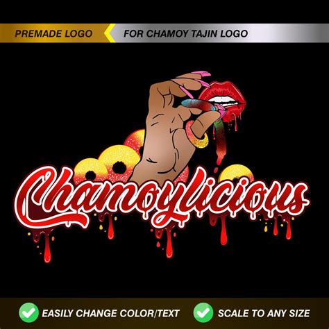 Tajin Chamoy Logo Design Dulces Enchilados Logo Dolce Piccante Logo Chamoy Candy Logo