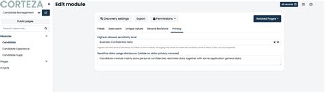 Only One Sensitivity Level Available In Field Privacy Setup 🧩 Low