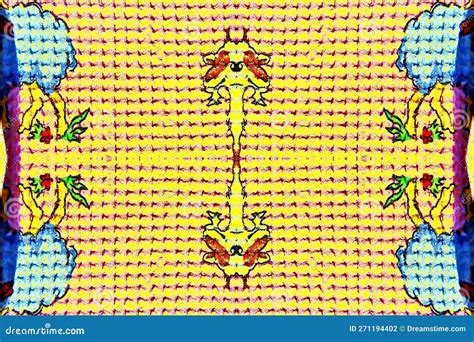 Diversos Tipos De Tejidos Y Productos Textiles Utilizados Como Base Y Fondo Stock De
