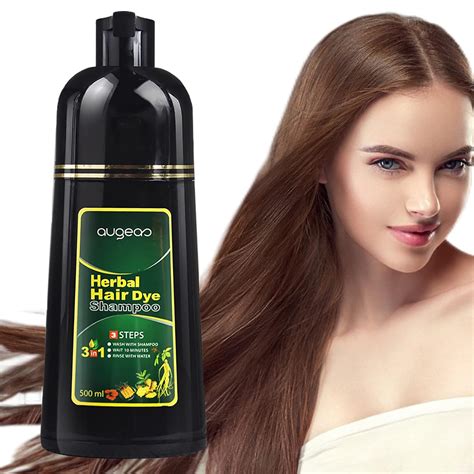 Buy Chestnut Brown Augeas Hair Dye Shampoo Hair Color Shampoo For Hair