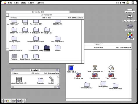 Vintage Programming On Macintosh System 75 With Think C And Resedit