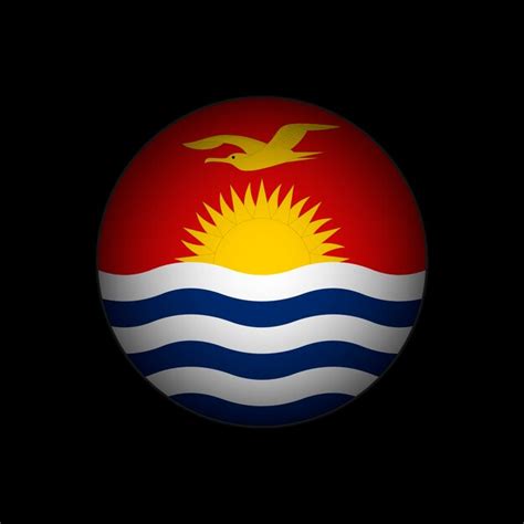 Premium Vector Country Kiribati Kiribati Flag Vector Illustration