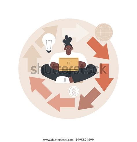 Agile Project Management Abstract Concept Vector เวกเตอร์สต็อก ปลอด