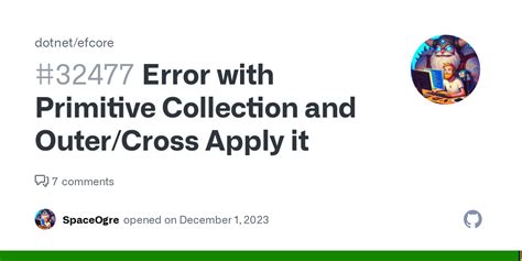 Error With Primitive Collection And Outercross Apply It · Issue 32477