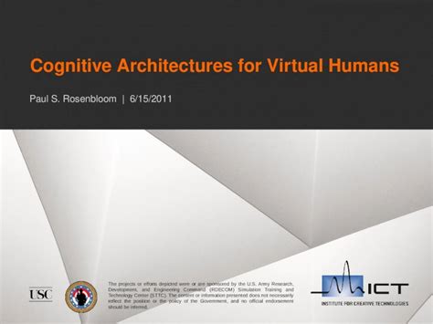 Pptx Cognitive Architectures For Virtual Humans Dokumen Tips