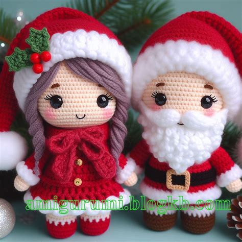 Cute Crochet Santa Doll Amigurumi Free Pattern Amigurumi