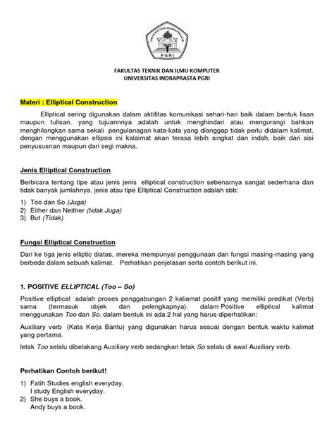 Materi Elliptical Construction Pdf