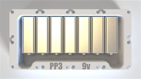 Mmss 2x4 Module Pp3 9v Batteries By Jorge Printables Store
