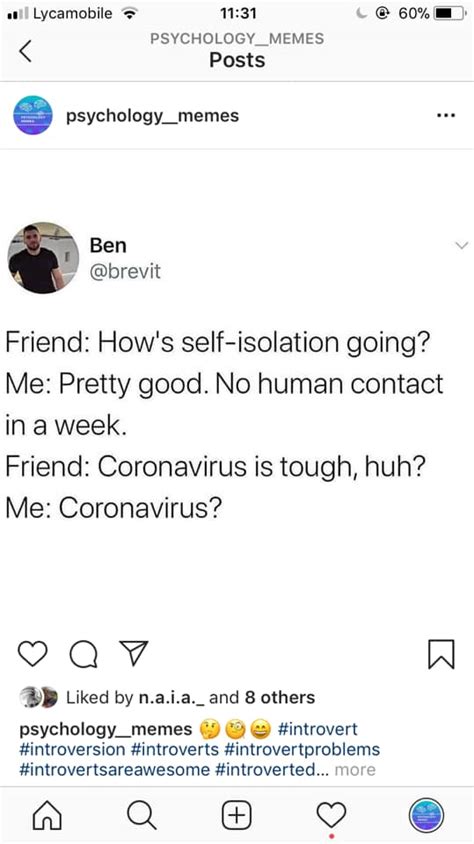 🤔🧐😄 Introvert Introversion Psychology Memes