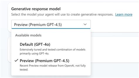 Announcing A Limited Preview Of GPT 4 5 In Copilot Studio Microsoft