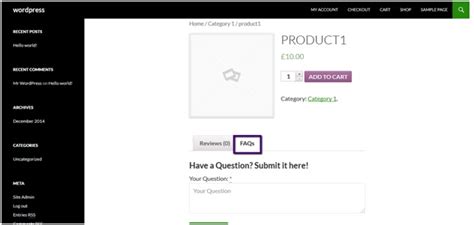 How To Add Faqs To Woocommerces Products Themelocation