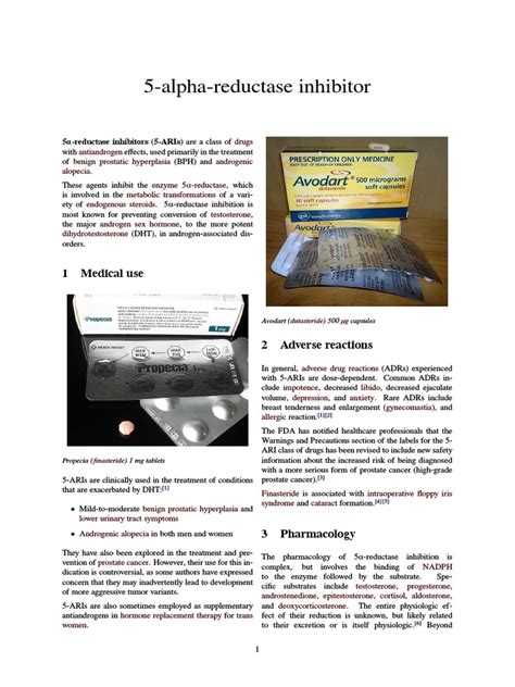 5 Alpha Reductase Inhibitorpdf Drugs Medicine