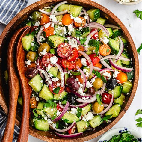 Easy Mediterranean Tomato Cucumber Salad The Delicious Plate