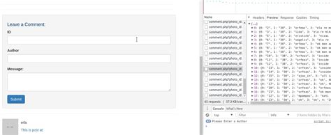 Javascript I Can Not Display The Data From My Jsonencode Each