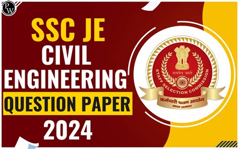 Ssc Je Civil Engineering Question Paper 2024 Exam Format Question Asked