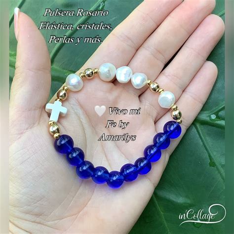Pulsera Rosario En 2024 Pulseras Bonitas Decenarios Pulsera Hacer