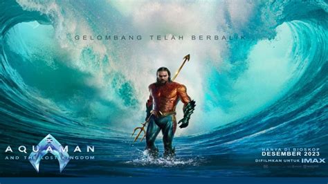 Aktor Jason Momoa Sebagai Aquaman Di Film Aquaman And The Lost Kingdom