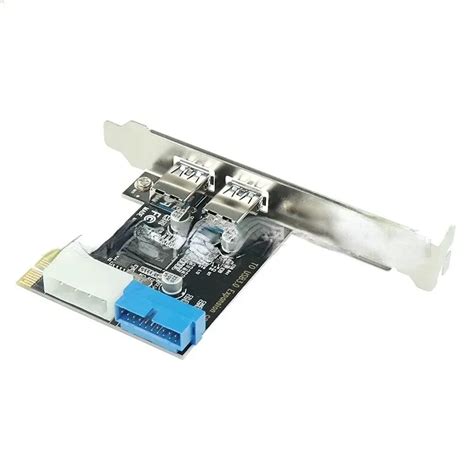 Novo Adaptador PCI Express PCI PCI E Para USB 3 0 20pin Controlador De