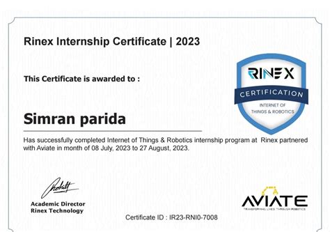 Simran Parida On Linkedin Rinex