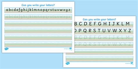 Normal Handwriting Practice Worksheet Teacher Made