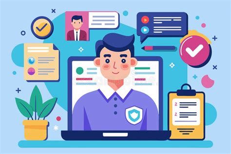 A Digital Interface Displays Customizable Personal Data Management Features With Vibrant Eye