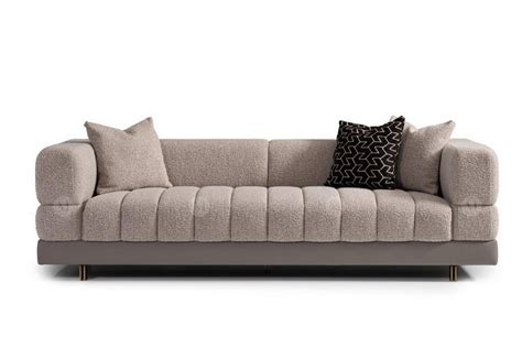 Jvmoebel 3 Sitzer Grau Dreisitzer Couch Sofa 3 Sitzer Polstersofa