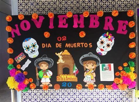 Mes Noviembre Periodico mural noviembre Periodico mural Decoración