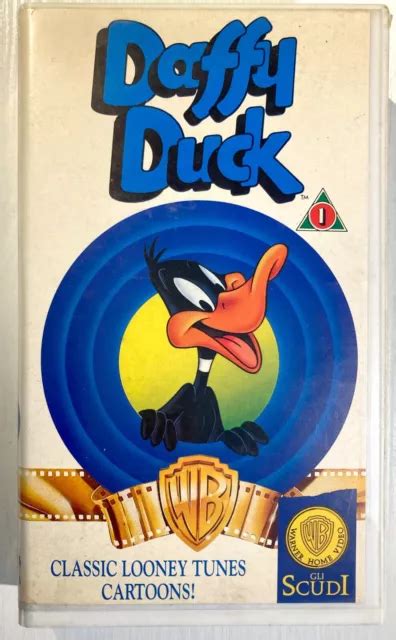 DAFFY DUCK 50 Anniversario VHS PIV 12076 Looney Tunes Warner Bros