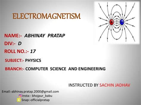 Ppt On Electromagnetism Pptx