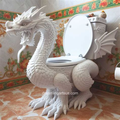 Dragon Toilet Unique And Creative Dragon Shaped Toilet Design