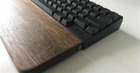 Custom Teak Hhkb Palm Rest Album On Imgur