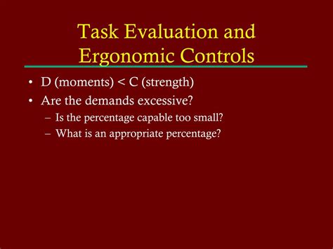 PPT Ergonomics Human Factors Occupational Biomechanics PowerPoint Presentation ID