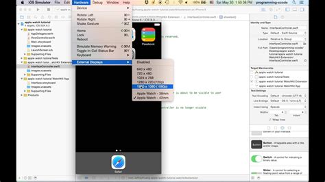 Ios Programming Apple Watch Tutorial 1 A Simple App Using Watchkit