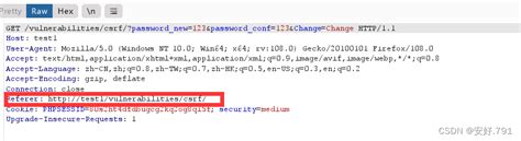 Dvwa 跨站请求伪造csrfdvwa Csrf跨站请求伪造 Csdn博客