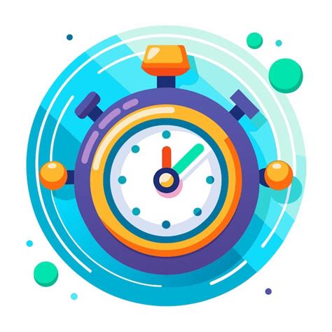 Clock Timer Vector Illustration Premium Ai Generated Vector
