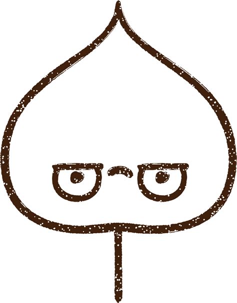 Dibujo Al Carboncillo De Hojas 45033953 Png