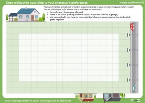 Draw Their Dream Home Esl Expertz