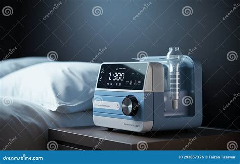 Cpap Machine On A Blank Background Generative Ai Royalty Free Stock