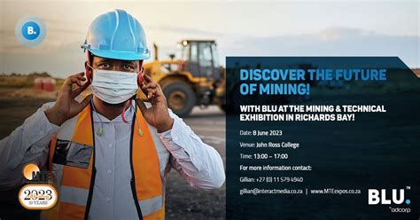 Miningtechexhibition Mteexpos Miningindustry Blustand Bluteam