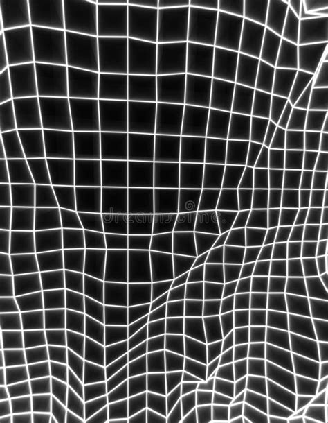 Wire Mesh On Black Background Stock Illustration Illustration Of Line Poster 199918440