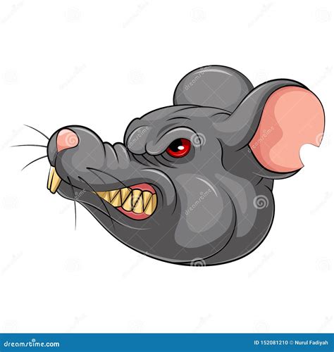 Mascot Head Of An Mouse Stock Vector Illustration Of Funny 152081210
