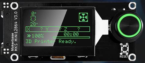 using 3d printer lcd module rgb minilcd12864v3 part 1 intro