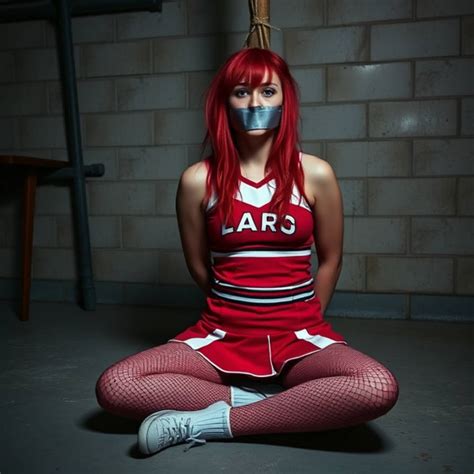 Redhead cheerleader gagged 10 by GagTheGirl100 on DeviantArt