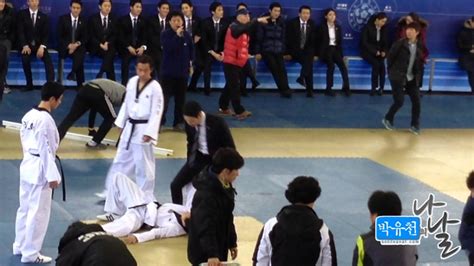 3대1격투씬 시범하는유천이 20140320 쓰리데이즈 촬영 이벤트 Youtube