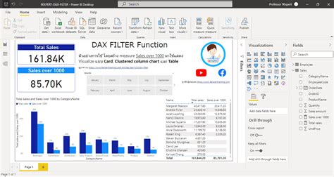 Dax Function Filter พร้อมตัวอย่างการใช้งาน 9expert