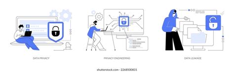 Personal Data Protection Abstract Concept Vector Stock Vector Royalty